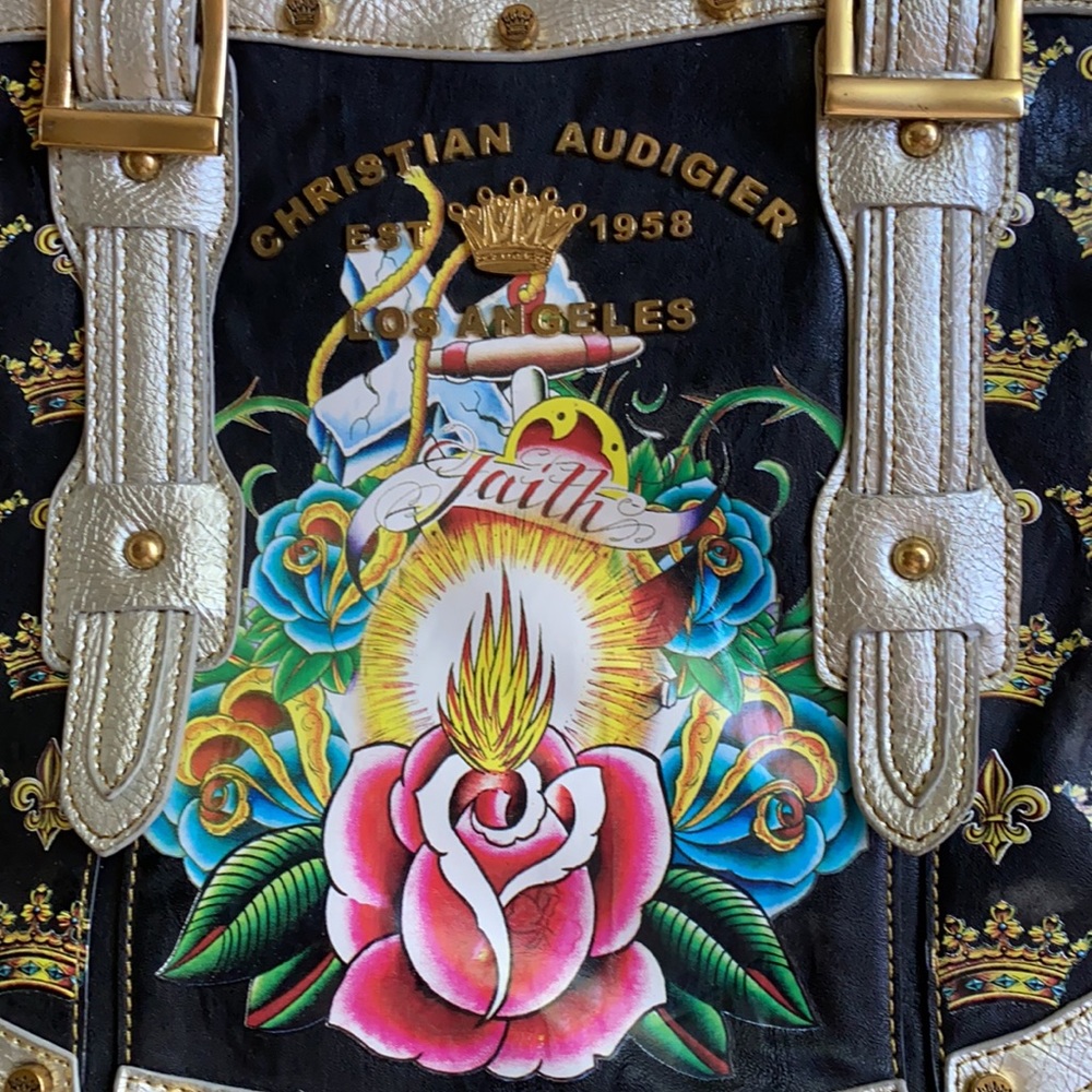 Christian Audigier Large Logo Bag - Gem